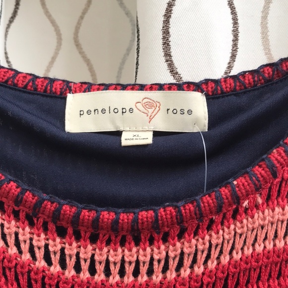 Penelope Rose | Dresses | Penelope Rose Knit Striped Maxi Dress Xl ...